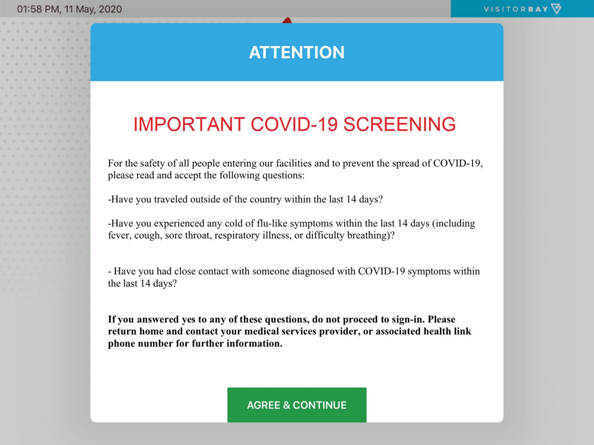 Screen Visitors in the Workplace | Blog | VisitorBay