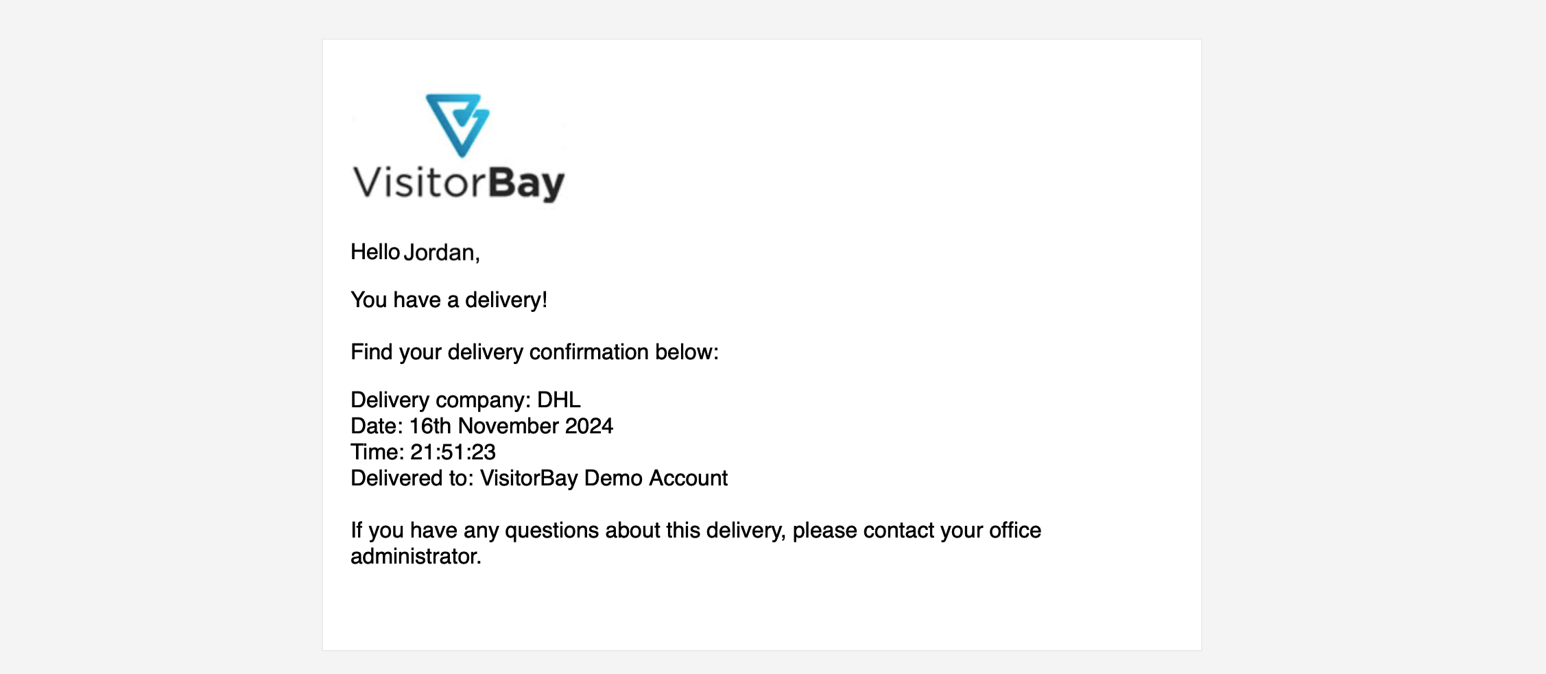 VisitorBay Office Package Management: Notify Staff of Deliveries | Blog ...